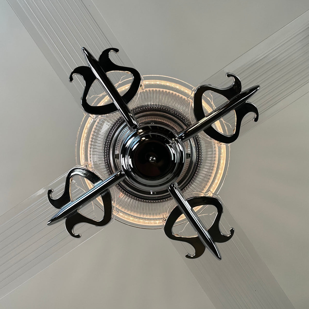 Delray™ LED Ceiling Fan (Warm White)| The Neon Fan Company